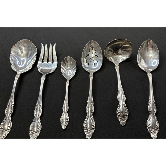 Oneida | Dining | Set Of 6 Serving Utensils Oneida 881 Rogers Baroque ...